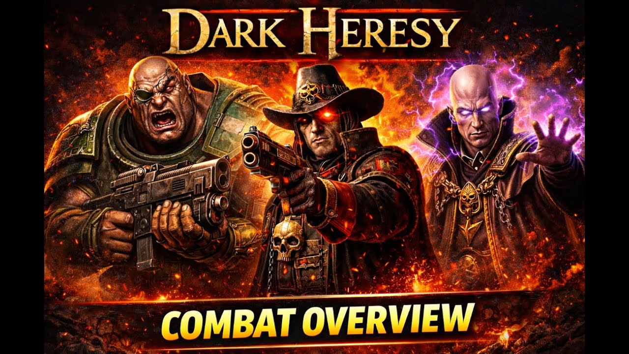 Dark Heresy Warhammer 40K Combat Overview Outlining Core Characters in ...