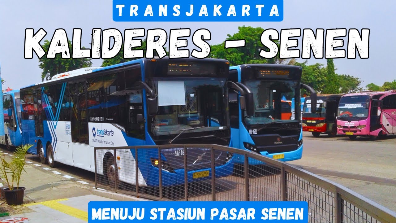 Trip BRT Transjakarta #70 TERMINAL KALIDERES ke STASIUN PASAR SENEN ...