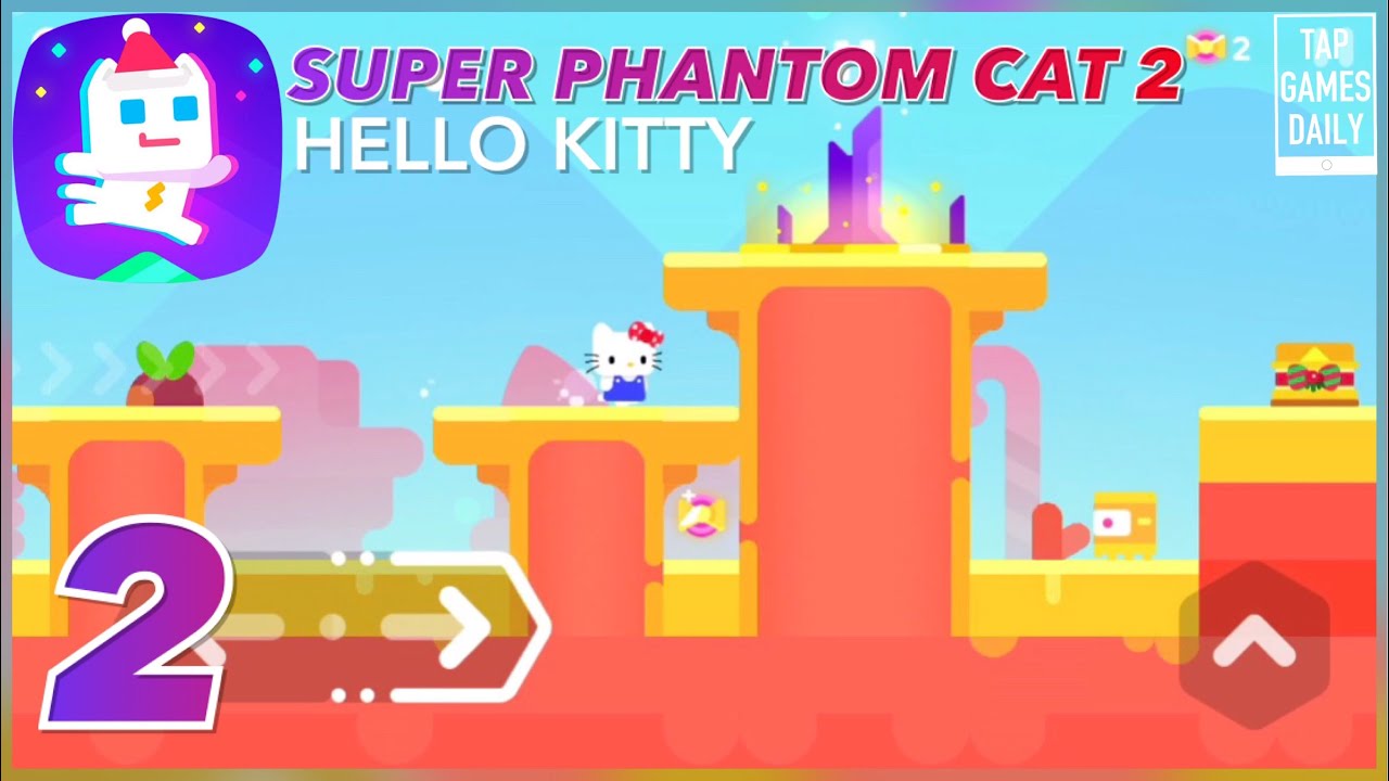 SUPER PHANTOM CAT 2 Hello Kitty Gameplay Walkthrough Part 2 - YouTube