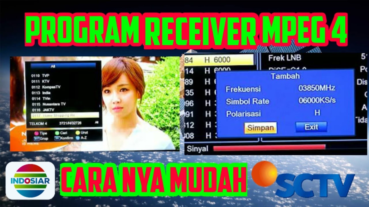 CARA PROGRAM RECEIVER MPEG 4 - YouTube