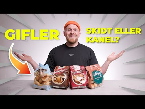 Gifler - Smager de rent faktisk godt? Tester alle varianter