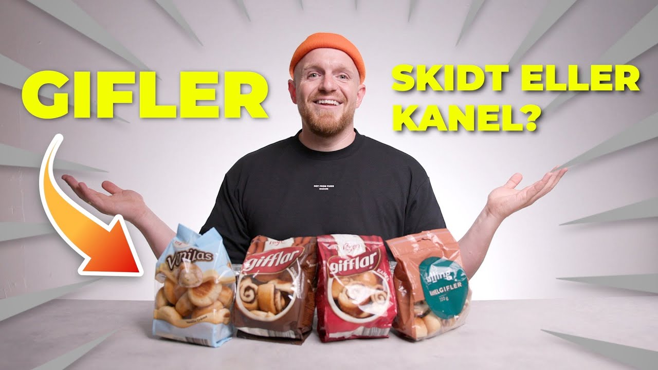 Gifler - Smager de rent faktisk godt? Tester alle varianter - YouTube