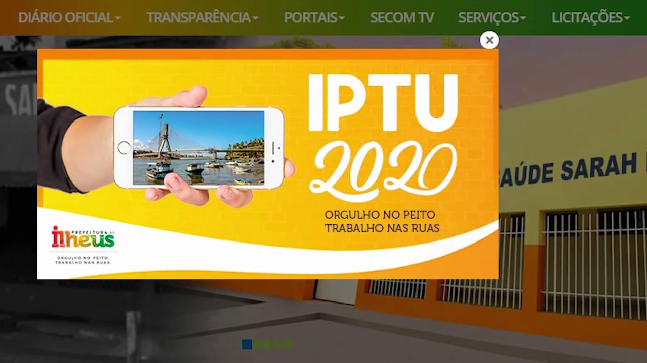 Veja Como é Fácil Emitir o Seu IPTU - YouTube