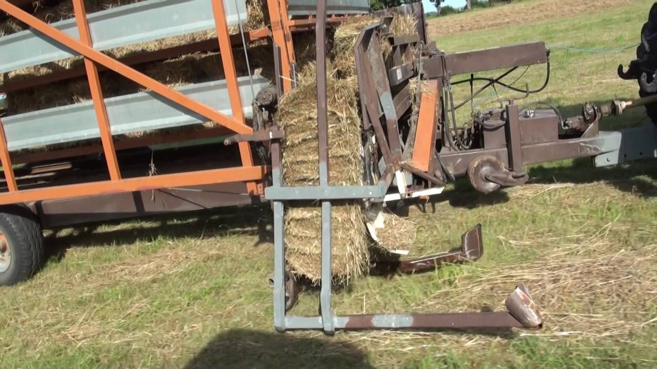 Omas CB170/S small bale collector - pt 3 - YouTube