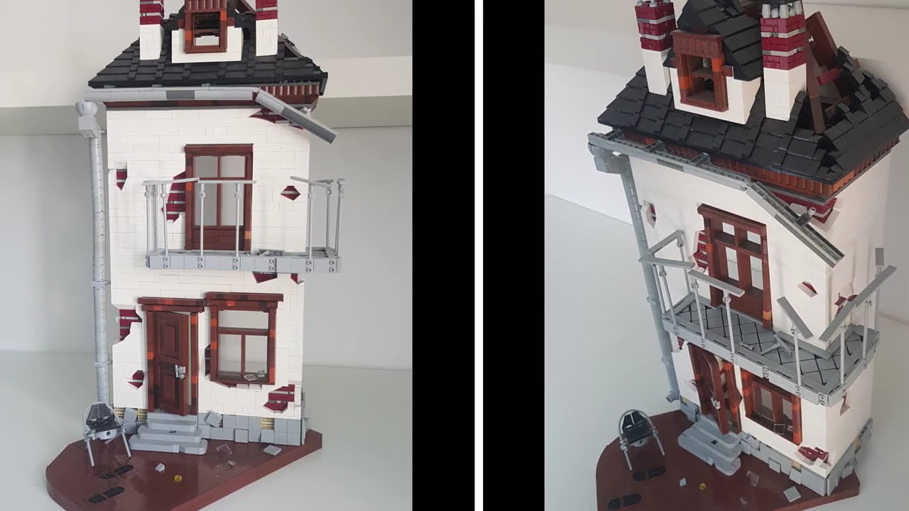 I Built an Abandoned House Out of LEGOs - YouTube