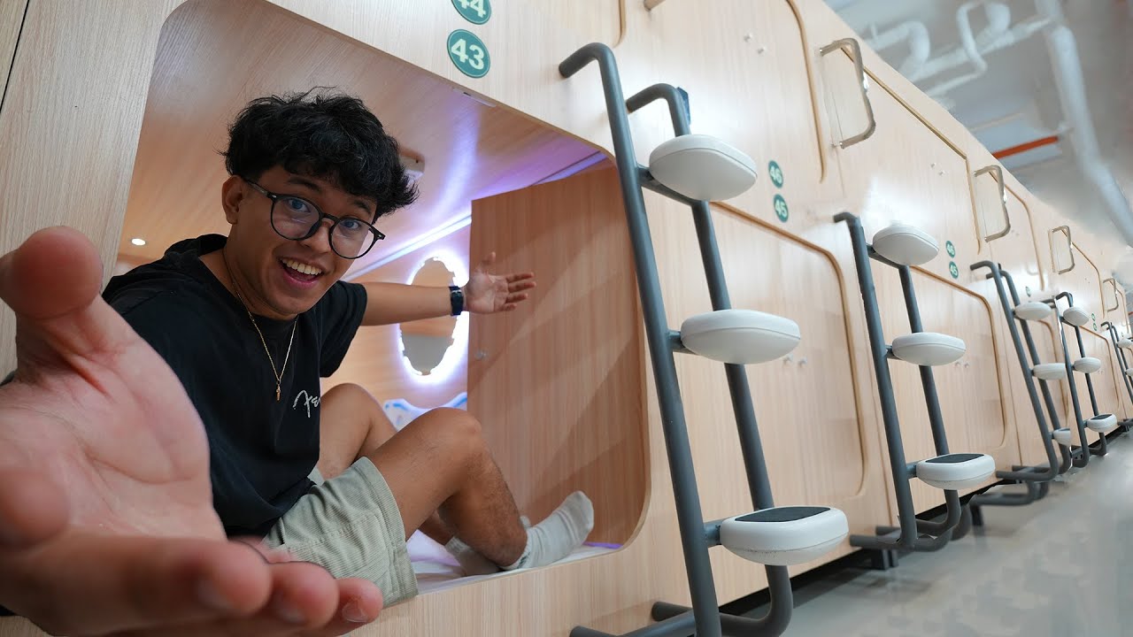 Overnight at Cebu City's Luxury Capsule Pod Airbnb - YouTube