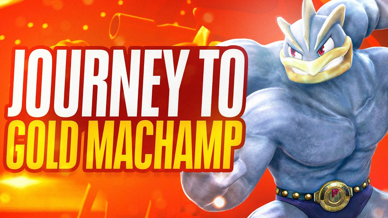 JOURNEY TO GOLD MACHAMP🔴 | Pokemon UNITE Live Gameplay - YouTube