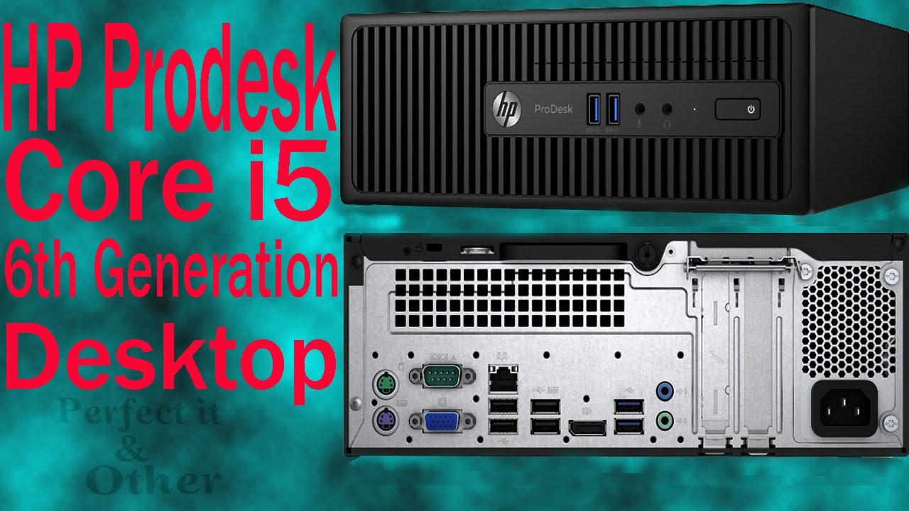 HP Prodesk Core i5 6th Generation Desktop - YouTube
