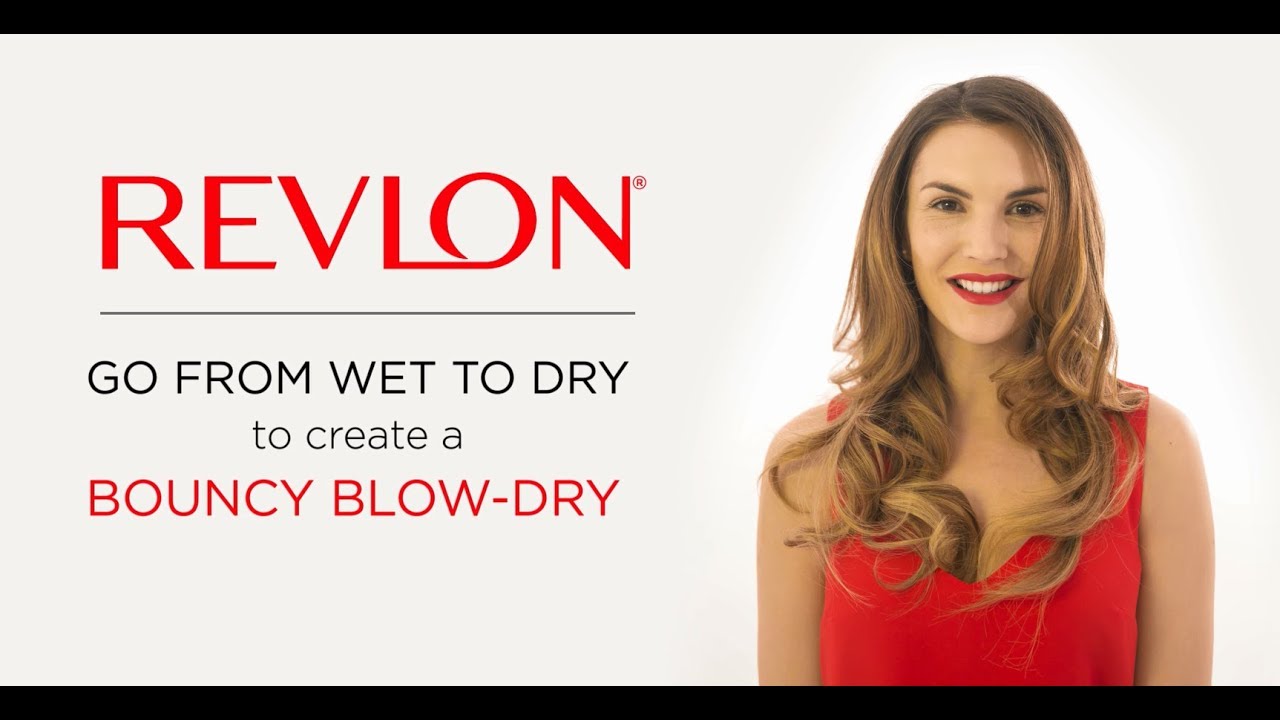 Bouncy blow dry hair tutorial with REVLON Salon One-Step - YouTube