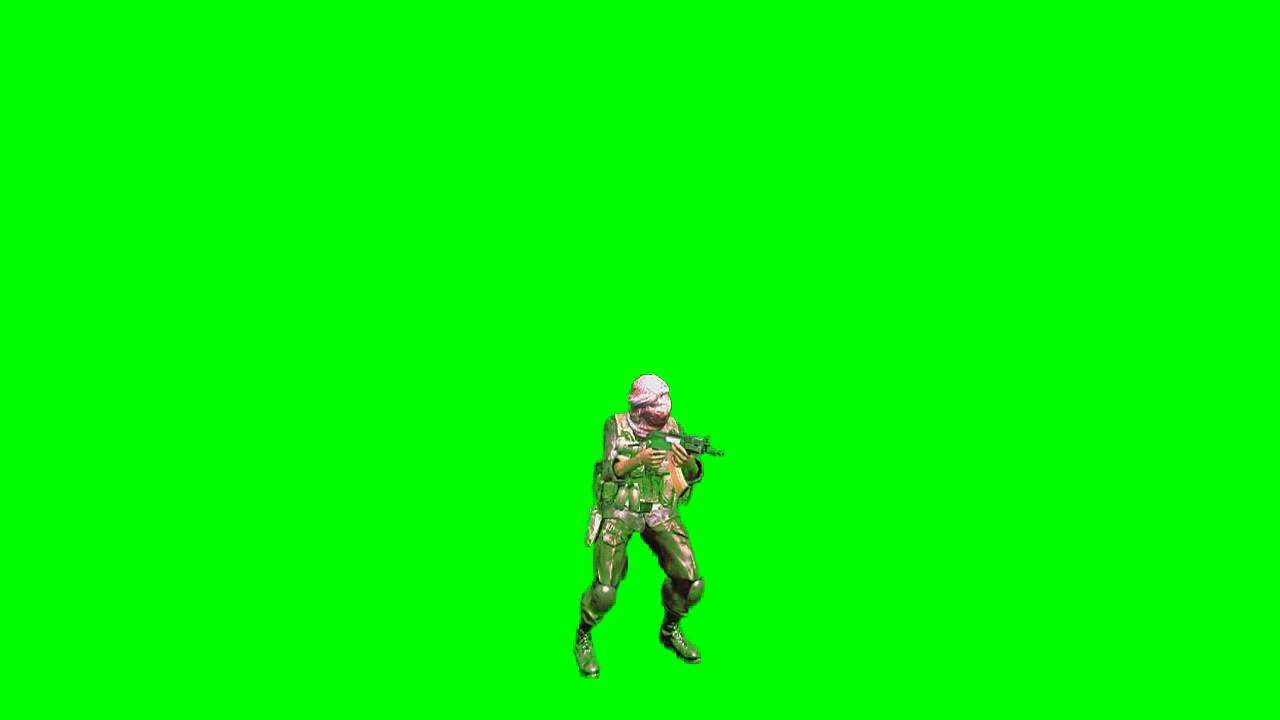 Call Of Duty 4 Green Screen Running - YouTube