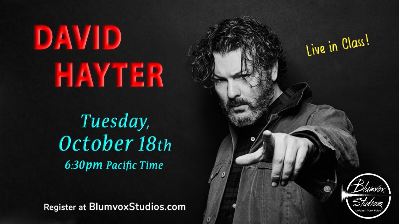 David Hayter at Blumvox Studios! - Tuesday October 18th, 2022 - YouTube