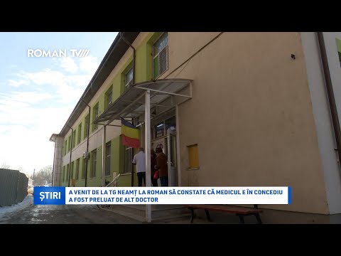 A venit de la Tg Neamț la Roman să constate că medicul e în concediu. A fost preluat de alt doctor