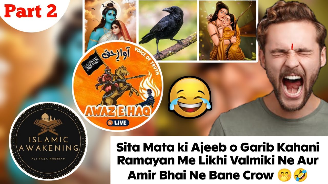 Amir Bhai Ramayan ke Crow 🤭🤣 Sita Mata ki Ajeeb o Garib kahani 😃 { Part ...