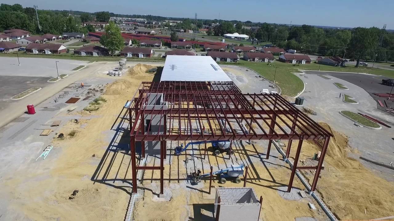 Clark County Auto Auction - New Facility Progress, September 2016 - YouTube