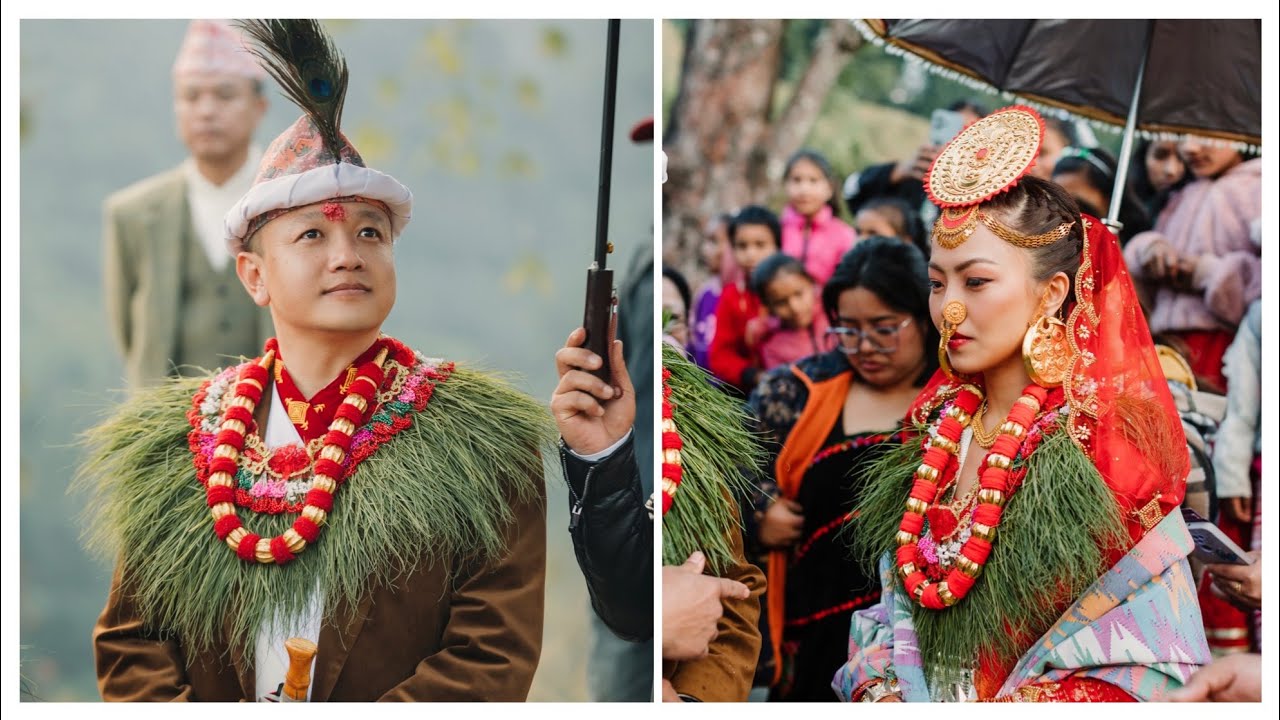 Naresh Khapung and Aliza Magar Wedding Part 2 - Limbu Culture - YouTube