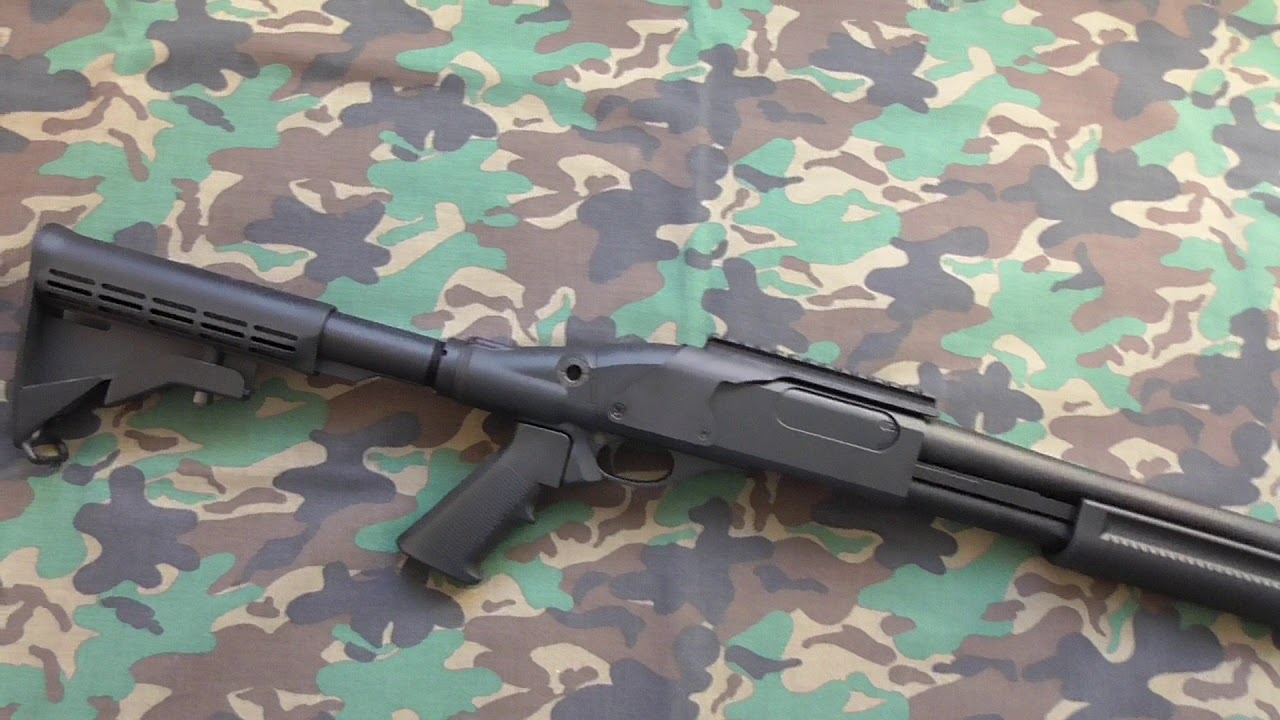 Golden Eagle M870 (M8873) gas shotgun & chrono. - YouTube