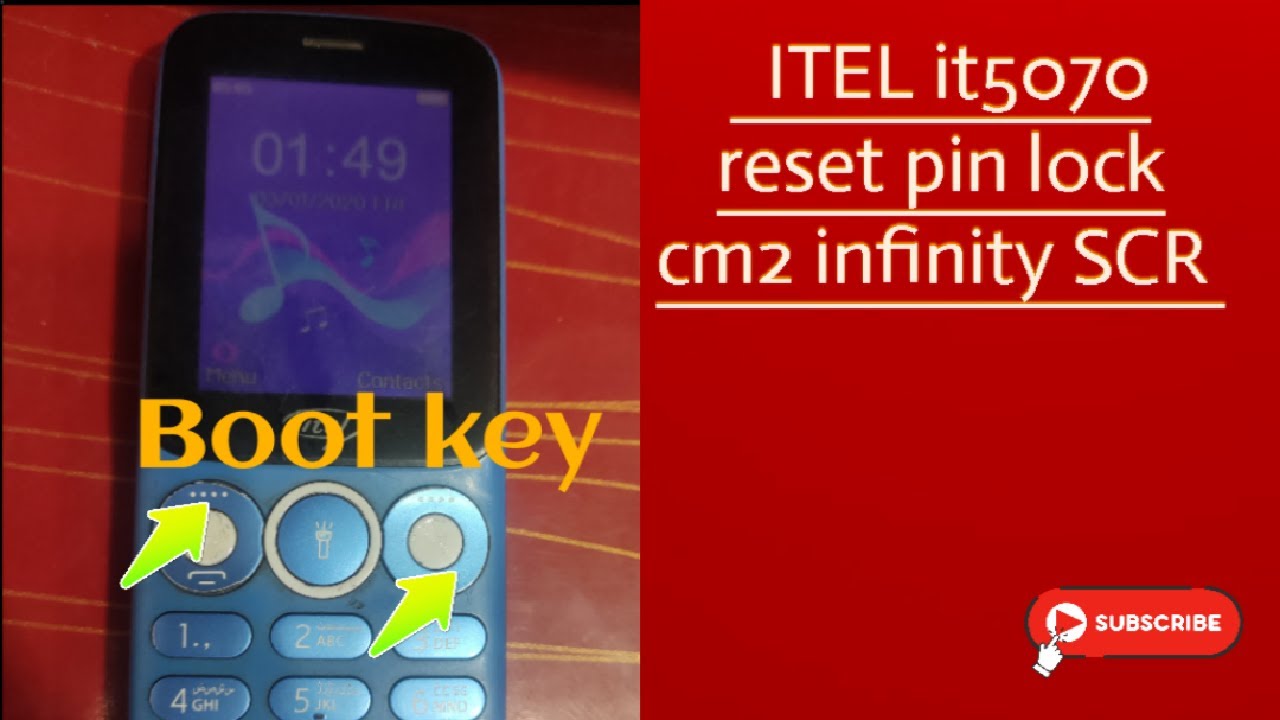 ITEL it5071 Password Remove by CM2 SCR - YouTube
