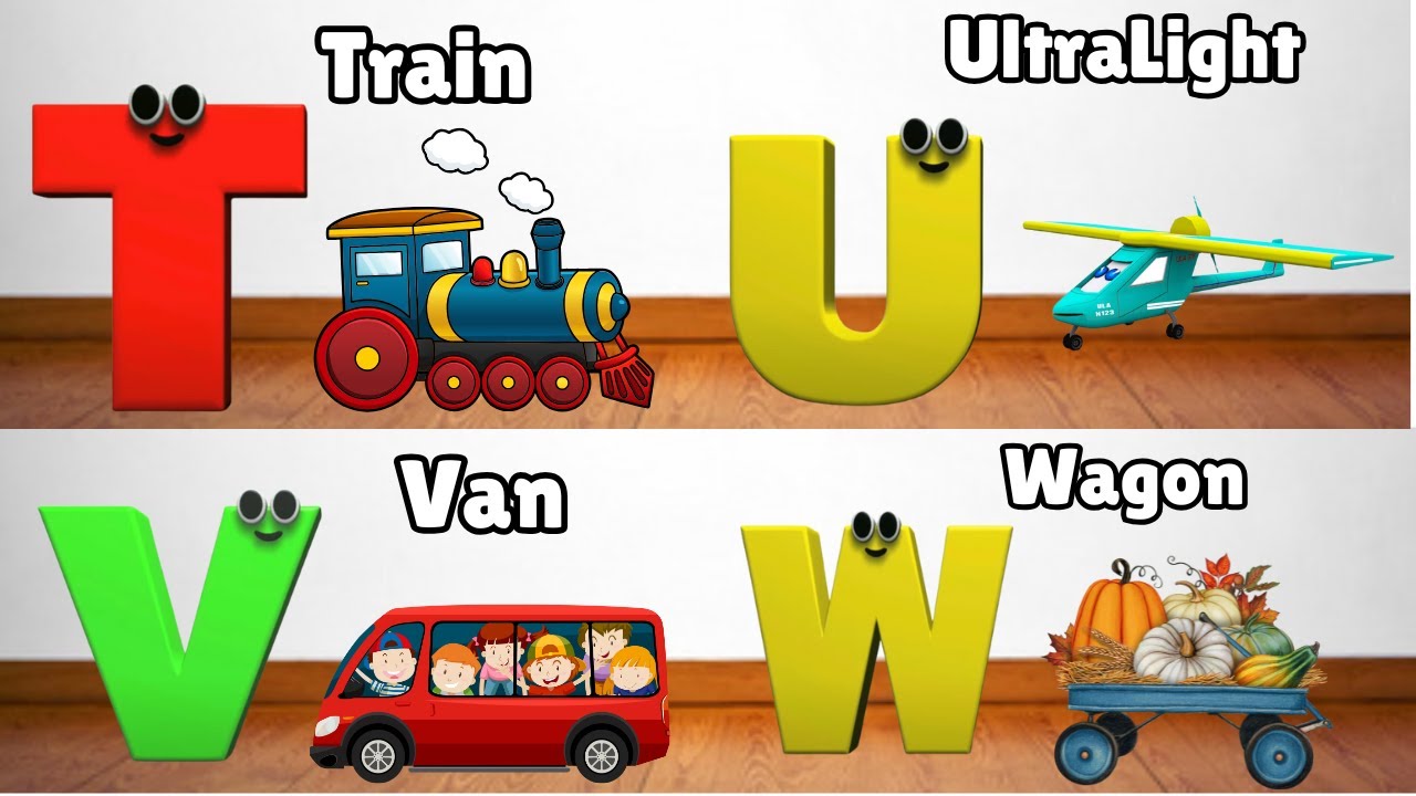 ABC Song Phonics, Transportation Song, ABC Song, Alphabet Educational ...
