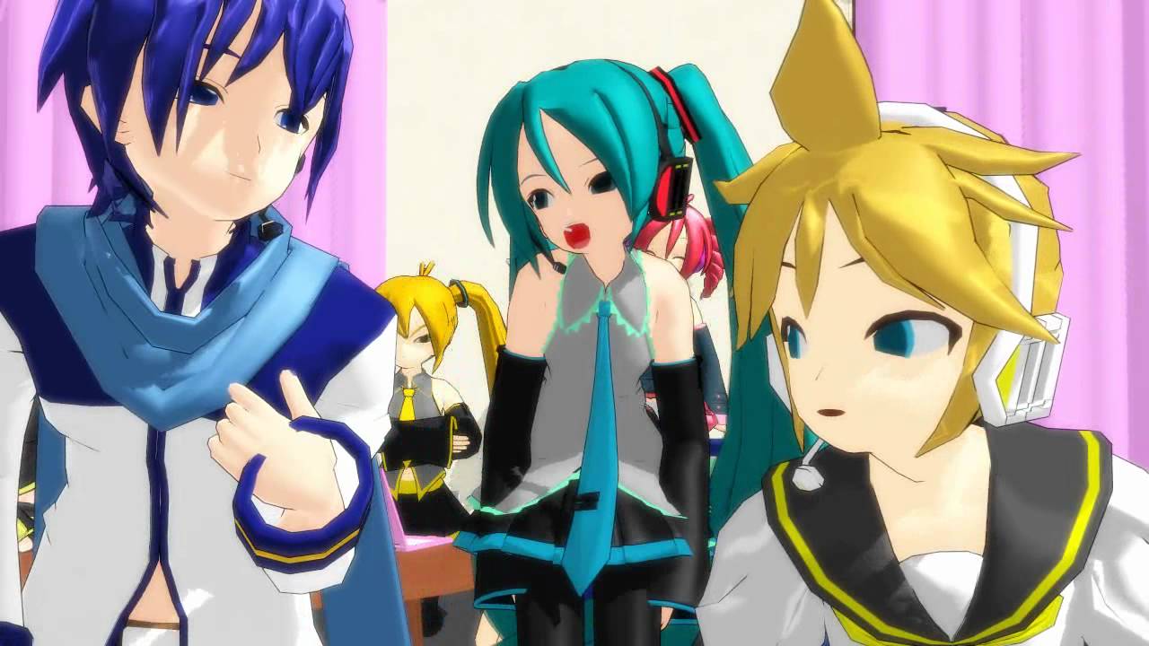 (MMD) Everybody (Kaito Miku Len) - YouTube