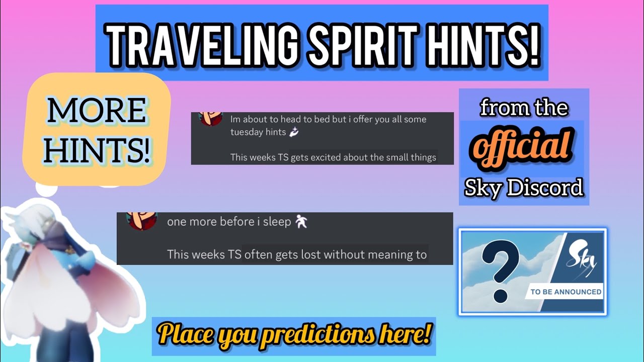 MORE OFFICIAL DISCORD HINTS! What is the Next Traveling Spirit? TS ...