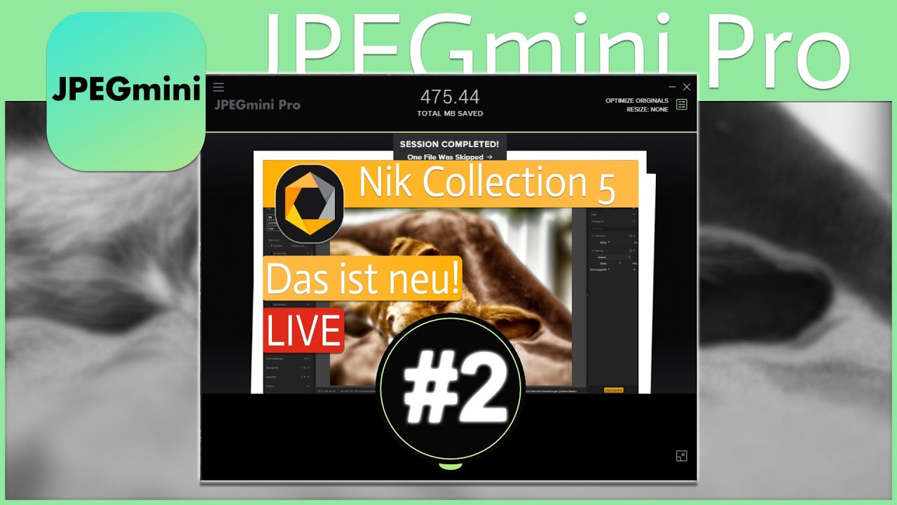 JPEGmini Pro V3.5 I Videos mit 0% Verlust! Verkleinern I spare wertvollen Speicherplatz! - YouTube