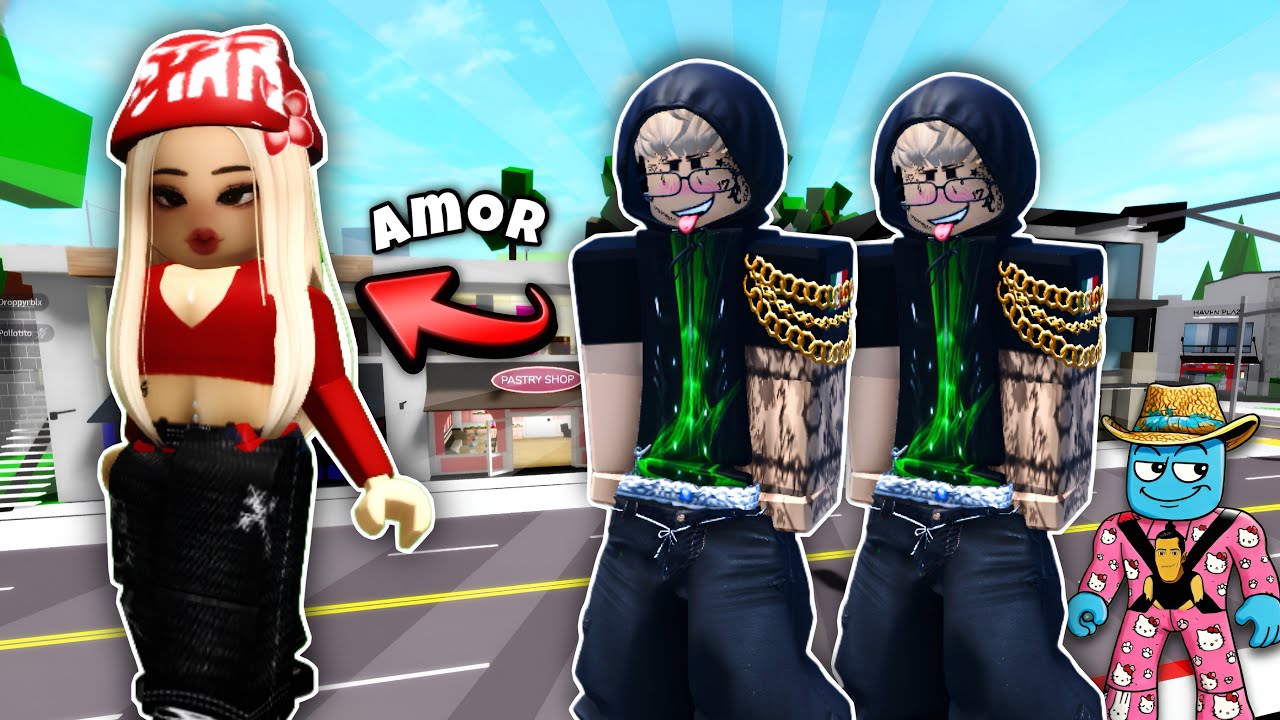 CHAKALITA ENAMORA A PILCHEROS GEMELOS EN BROOKHAVEN😱😈 - YouTube