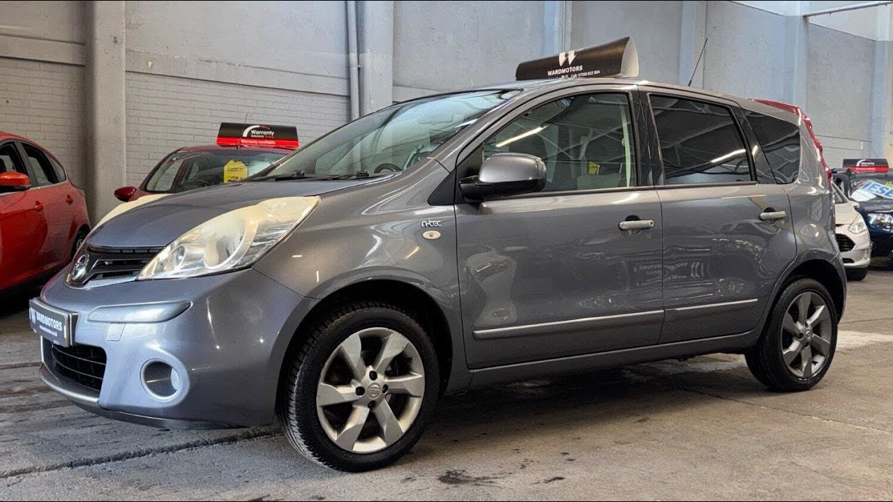 NISSAN NOTE Hatchback 1.4 16V n-tec 5dr Grey SATNAV+CRUISE+BLUETOOTH ...