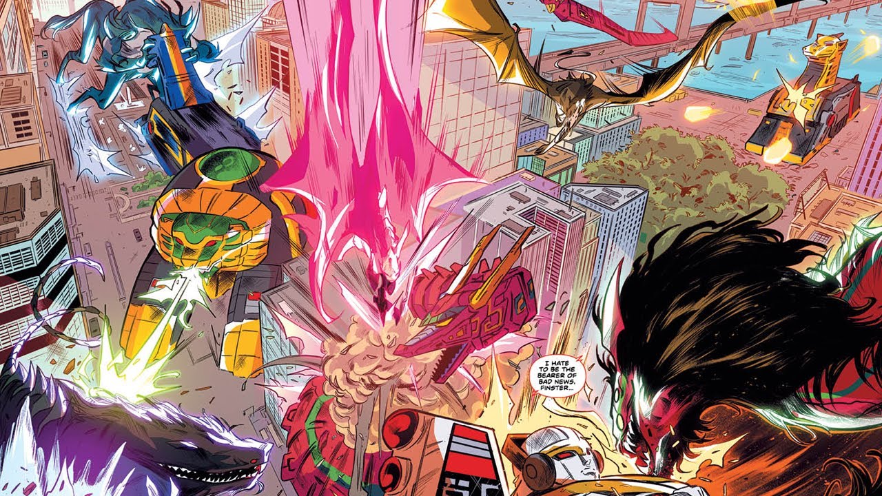 THUNDERZORDS vs TERRORZORDS - Mighty Morphin Power Rangers #55 Spoilers ...