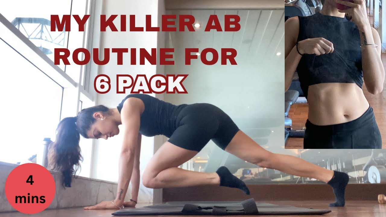 MODEL ABS WORKOUT FOR 6 PACK ( my go to ab routine easy and effective ...