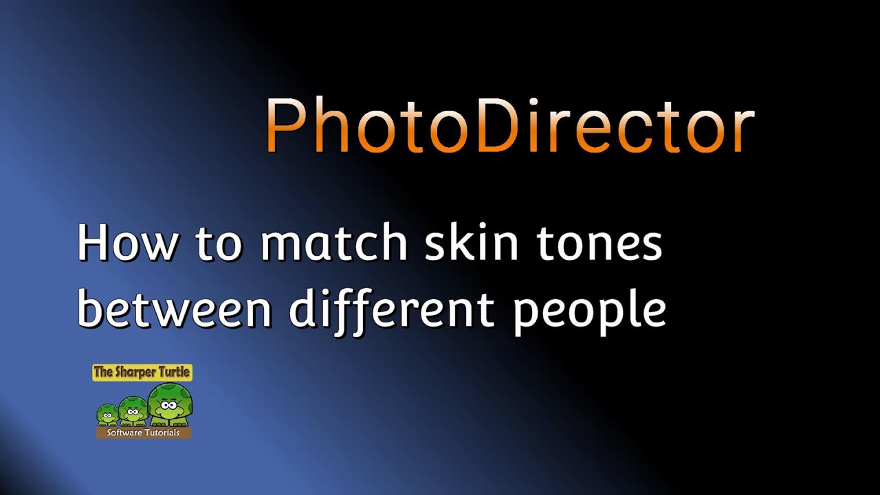 Match skin tones between different people - YouTube