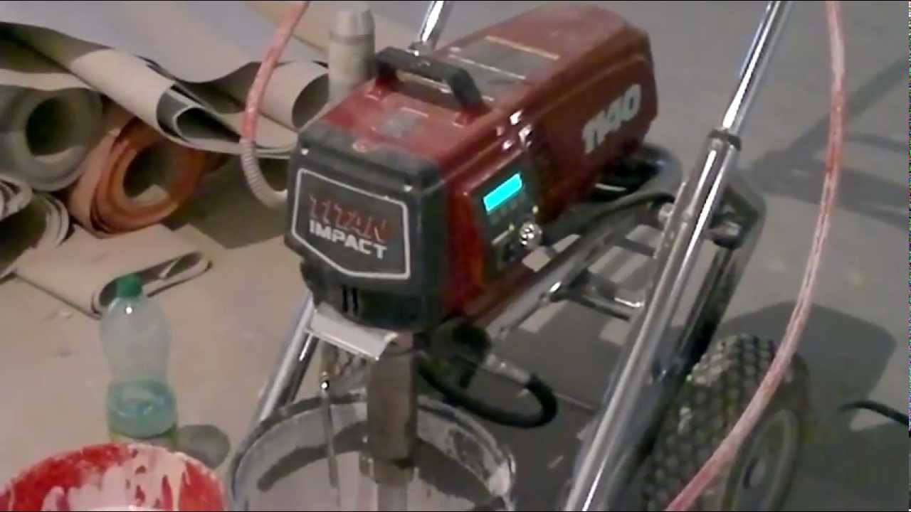 Malowanie natryskowe agregatem TITAN 1140 IMPACT -Natrysk ...