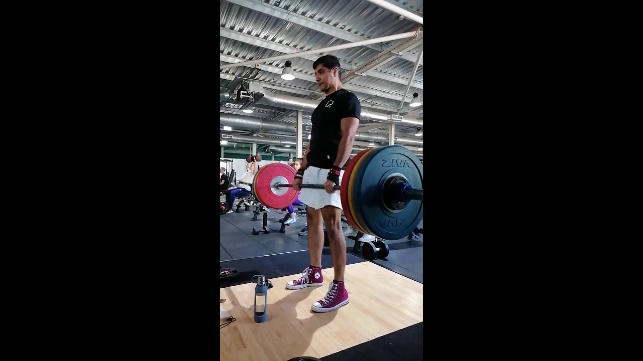 Dead-lifting front-view 140 KG - YouTube