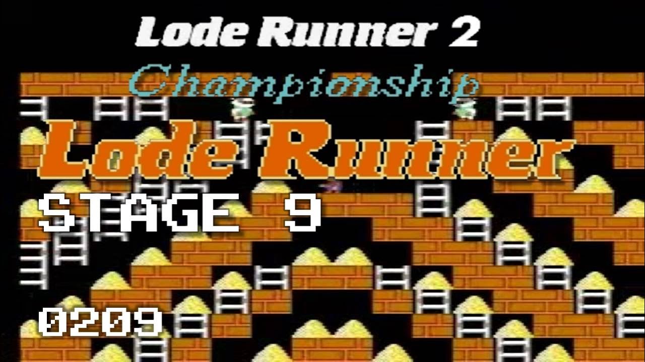 Lode Runner 2 - Stage 9 [0209] - YouTube