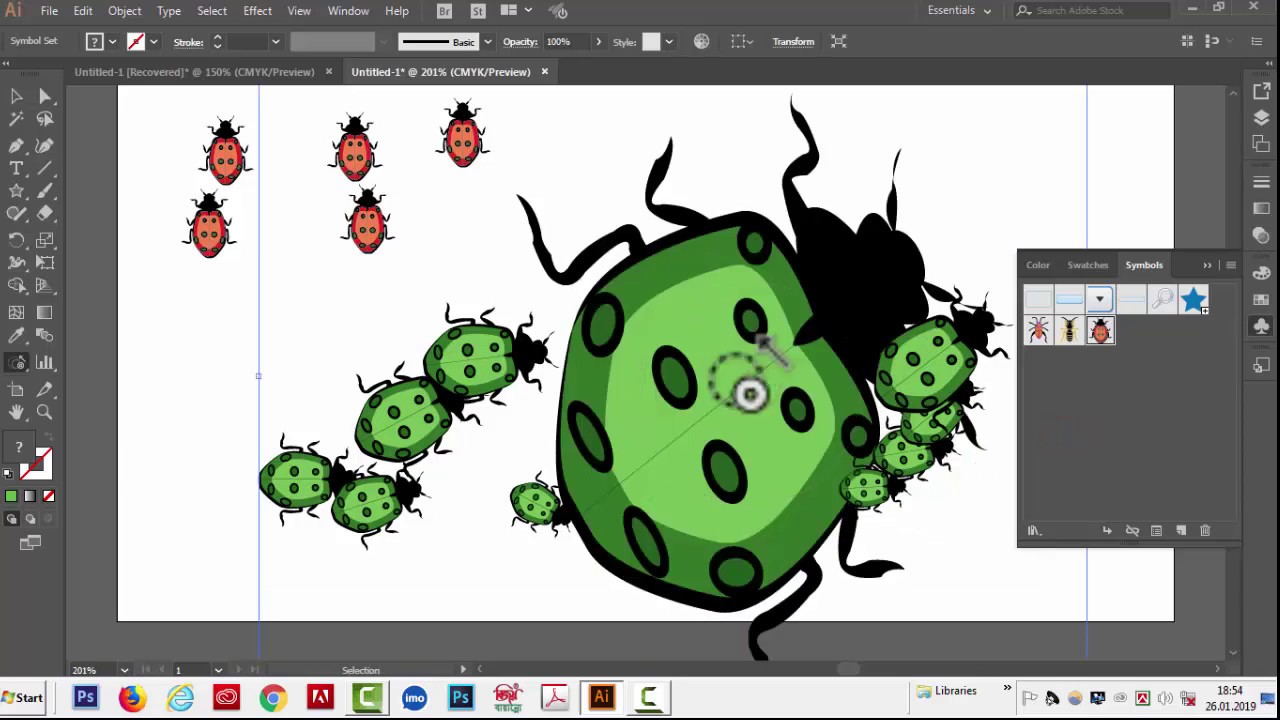 Illustrator Tutorial Illustrator Symbol Sprayer Tool Illustrator illustrator-tutorial-illustrator-symbol-sprayer-tool-illustrator
