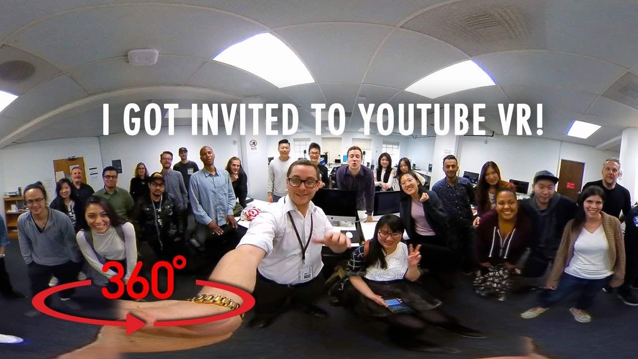 I got invited to YOUTUBE VR (360°) - YouTube