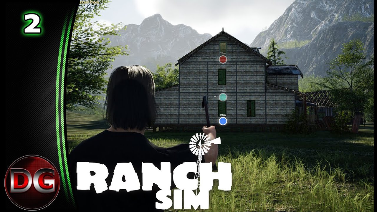 Ranch Simulator - Let's Play! - Out with the old... - Ep 2 - YouTube