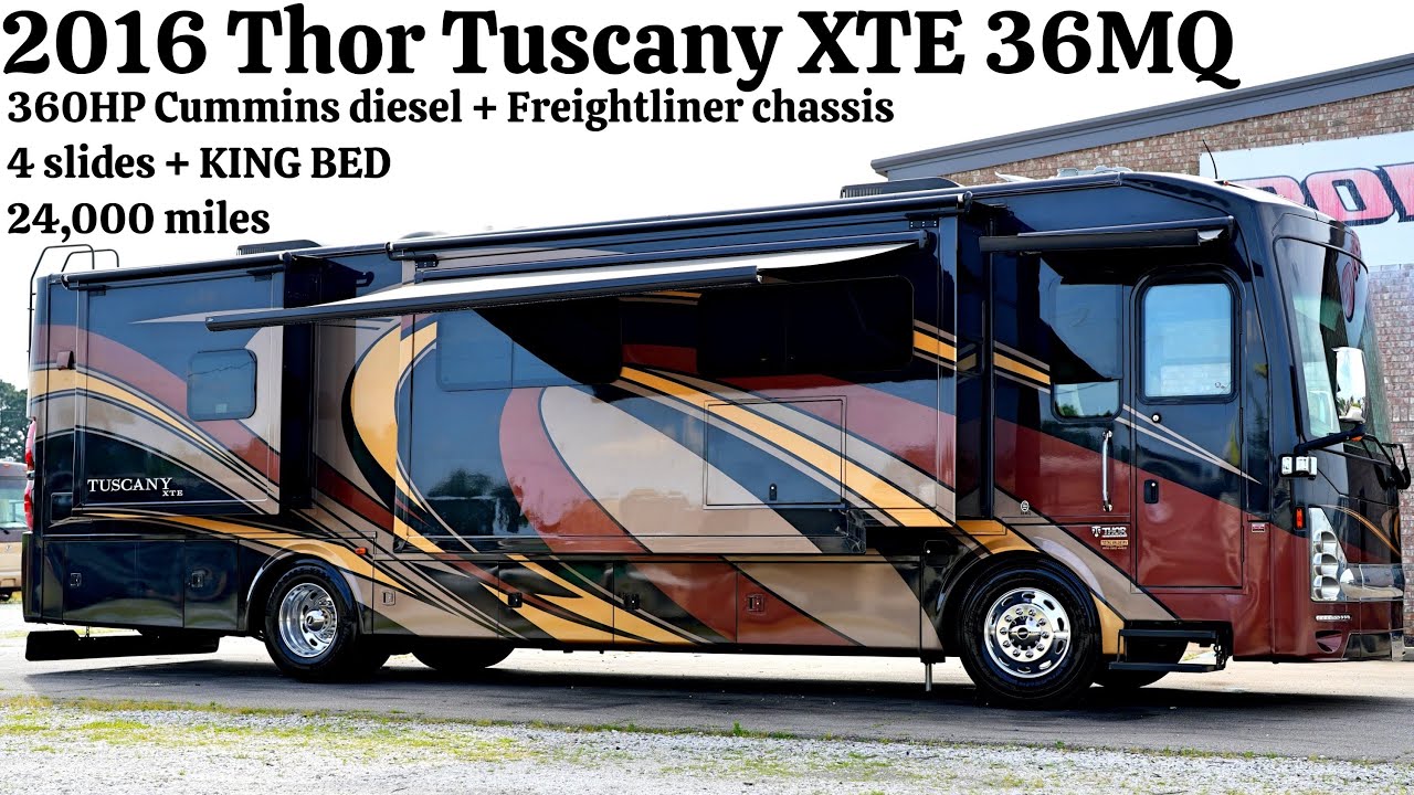 2016 Thor Tuscany XTE 36MQ A Class 360HP Cummins Diesel Pusher from ...