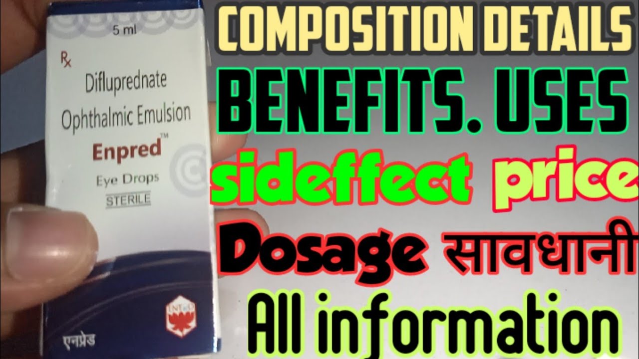Enpred eye drops.how to use in enpred eye drops.ankh/eye dard.sujan ...