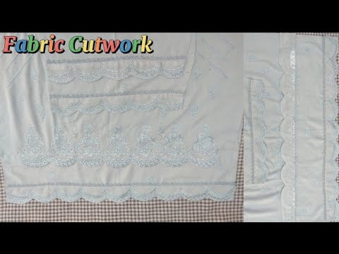 Fabric Cutwork on Ladies Shirt and Sleeves | @StitchingDesigner-iv9uu # ...