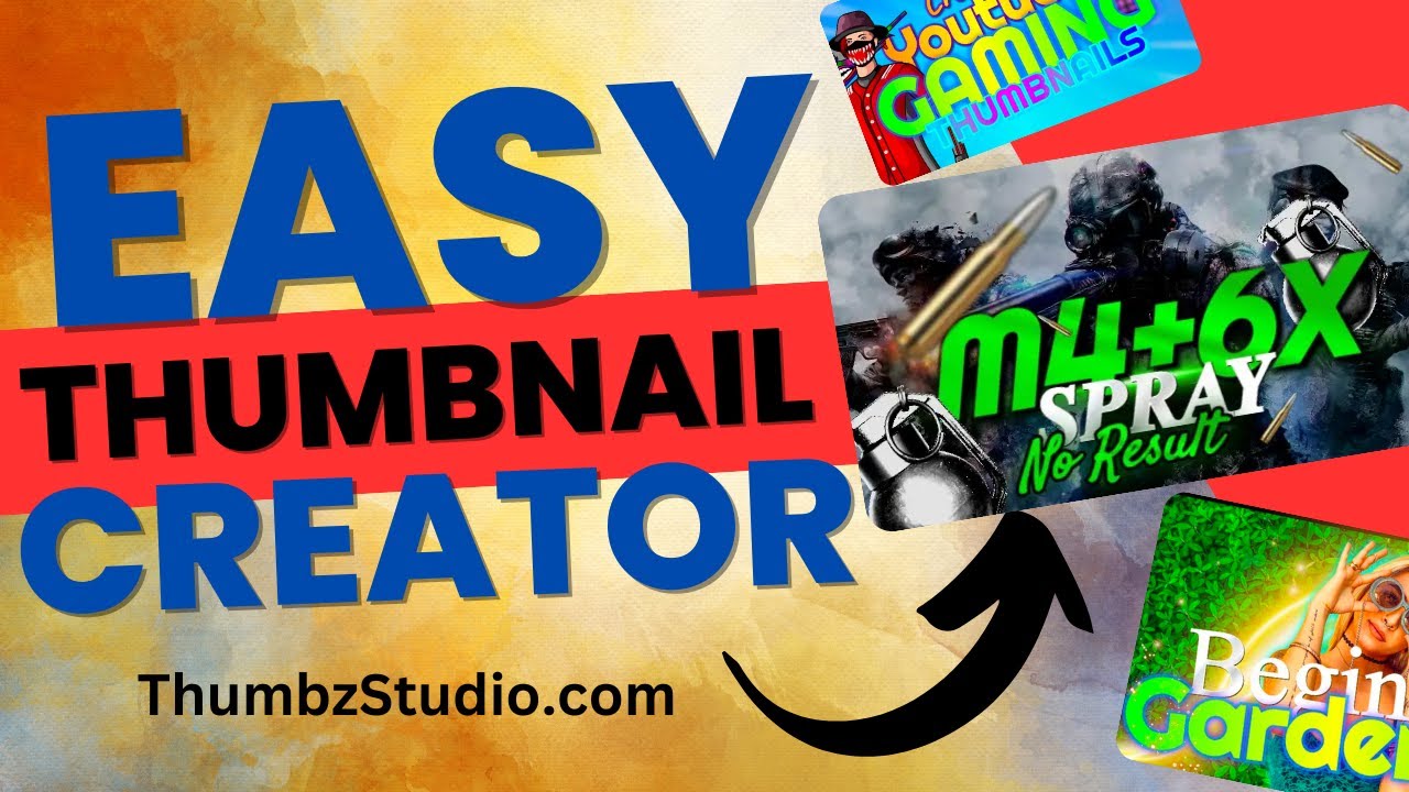 Easy Gaming YouTube Thumbnail Creator Tool for YouTube Thumbnails - YouTube