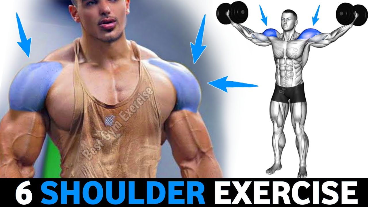 6 Effective Shoulder workout at gym - BEST SHOULDER WORKOUT - YouTube