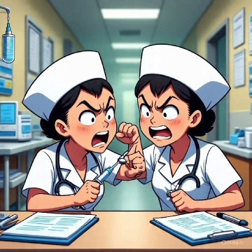 nurse to nurse fight 💪 - YouTube
