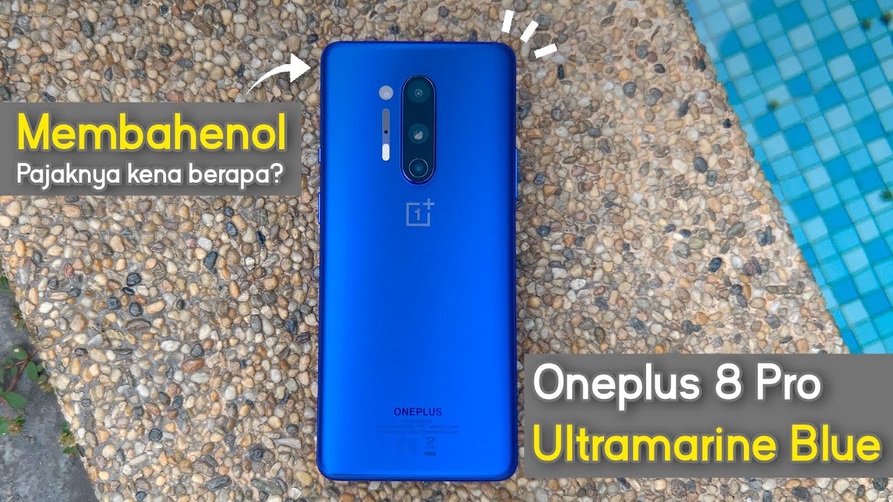 Unboxing Oneplus 8 Pro Ultramarine Blue 12/256 GB Indonesia - YouTube