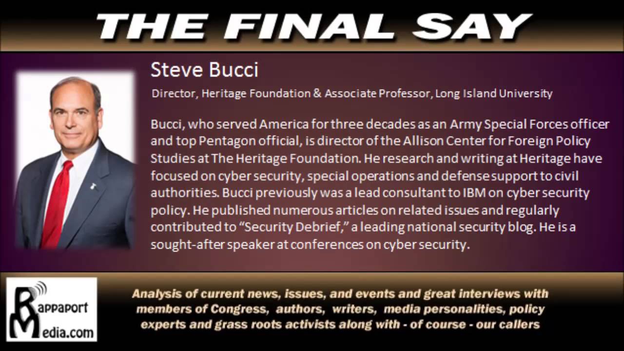 TFS - Steve Bucci Interview 6-10-14 - YouTube