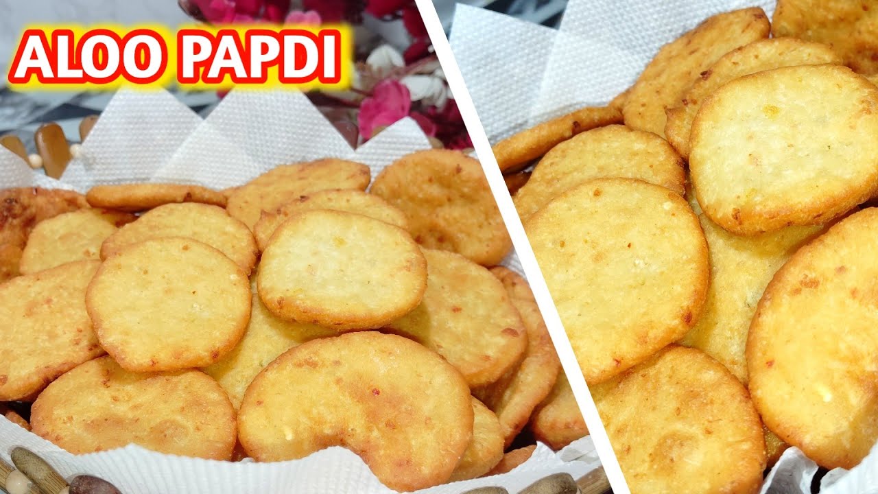 ALOO PAPDI RECIPE FOR RAMADAN SPECIAL |KHASTA PAPDI RECIPE - YouTube