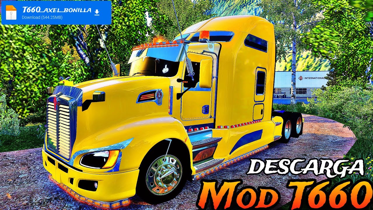 !!!⬇️EL MEJOR KENWORTH T660 de Axel Bonilla | mods ats 1.52 |mod review ...