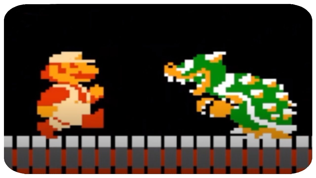 Super Mario Bros. NES - All Final Castles (No Damage) - YouTube