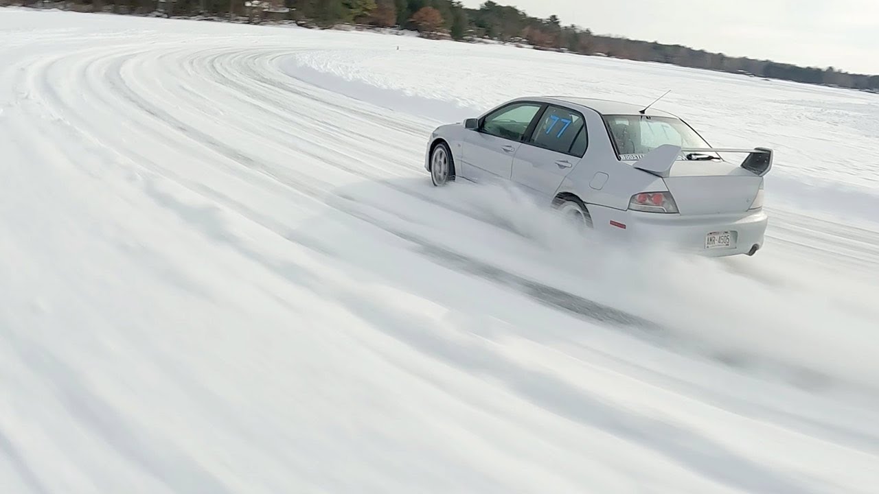 Most FUN you can ever have with an EVO! - Gridlife IceBattle 2022 - YouTube