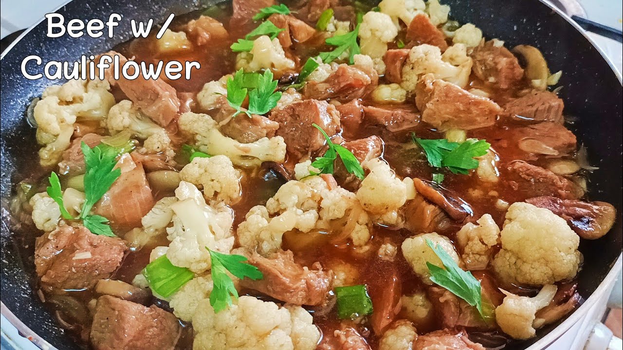 Best Beef with Cauliflower | Easy recipe Beef - YouTube