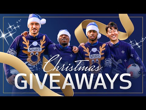 SPURS WEIHNACHTSGEWINNSPIEL | ft. HEUNG-MIN SON, SERGE AURIER, PAULO GAZZANIGA und RYAN SESSEGNON